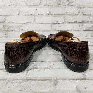 Cole Haan | Shoes | Cole Haan Croc Crocodile Print Loafers Men Shoes ...